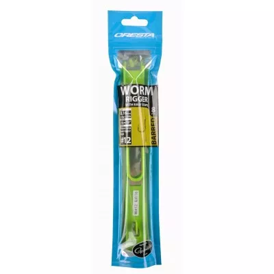 Cresta Worm Riggers + Stop 0,16mm Cu barbetă 12 cu ochi - 47